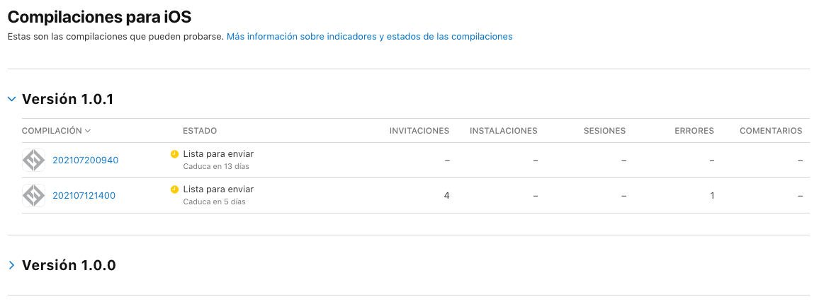 App Store Connect | SEIDOR