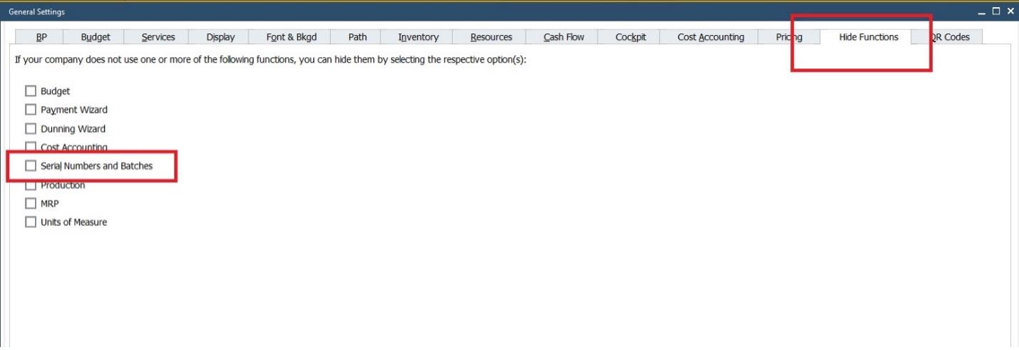 How to use Serial and Batch Tracking in SAP Business One | SEIDOR