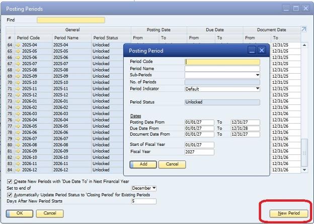 2026 SAP Business One Posting Periods: A Quick Setup Guide | SEIDOR